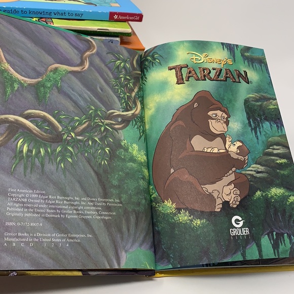 Disney | Other | Disneys Tarzan Kids Childrens Book Hardcover | Poshmark